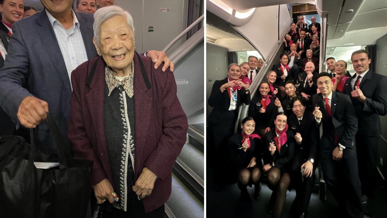 Heartwarming gesture for Qantas’ oldest passenger – OverSixty
